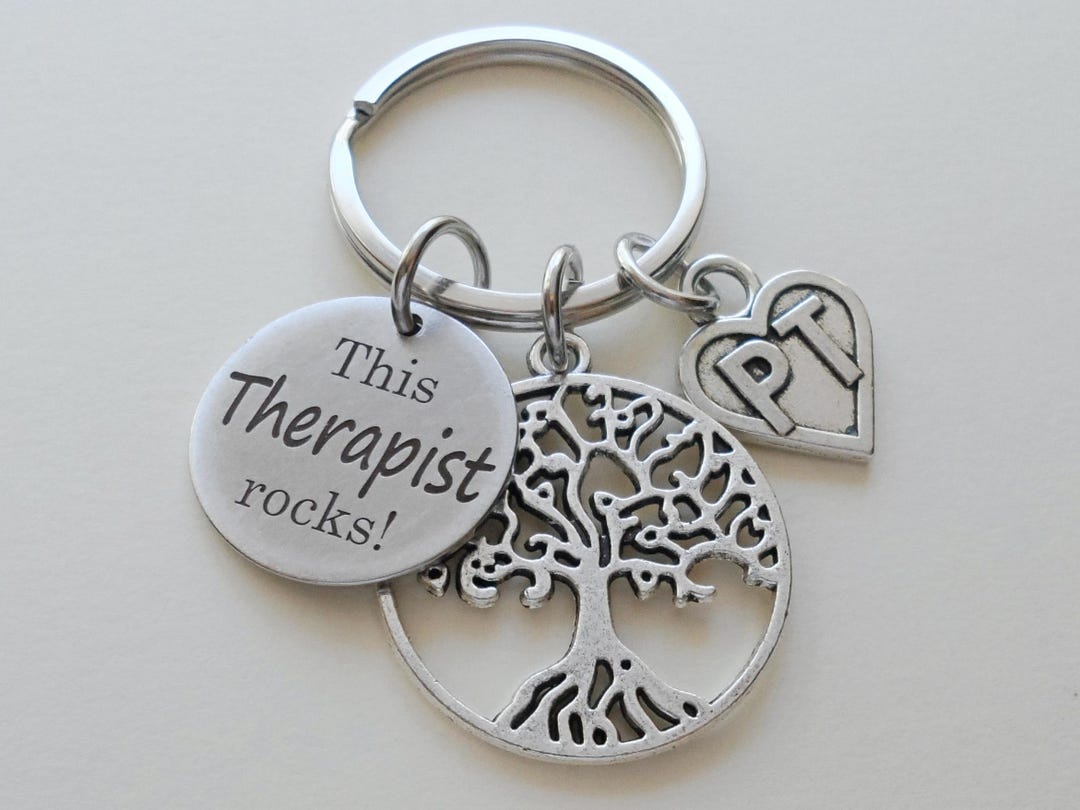 Physical Therapist Appreciation Gift Keychain, Gift for PT, Thank You ...