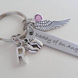 Baby Angel Keychain Set, Mommy's Keychain, Daddy's Keychain, Father's ...