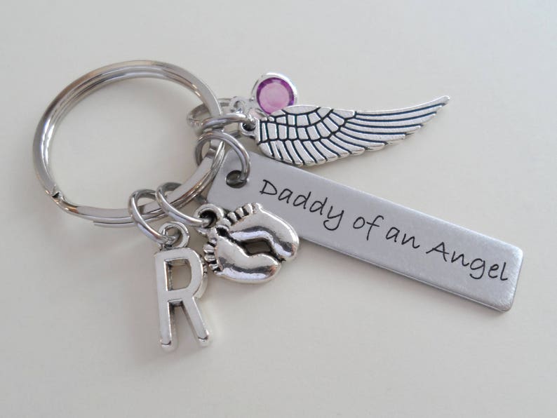 Baby Angel Keychain Mommy's Keychain Daddy's - Etsy