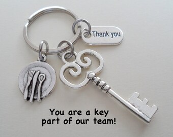 School Lunch Server Keychain Appreciation Gift Gift for - Etsy