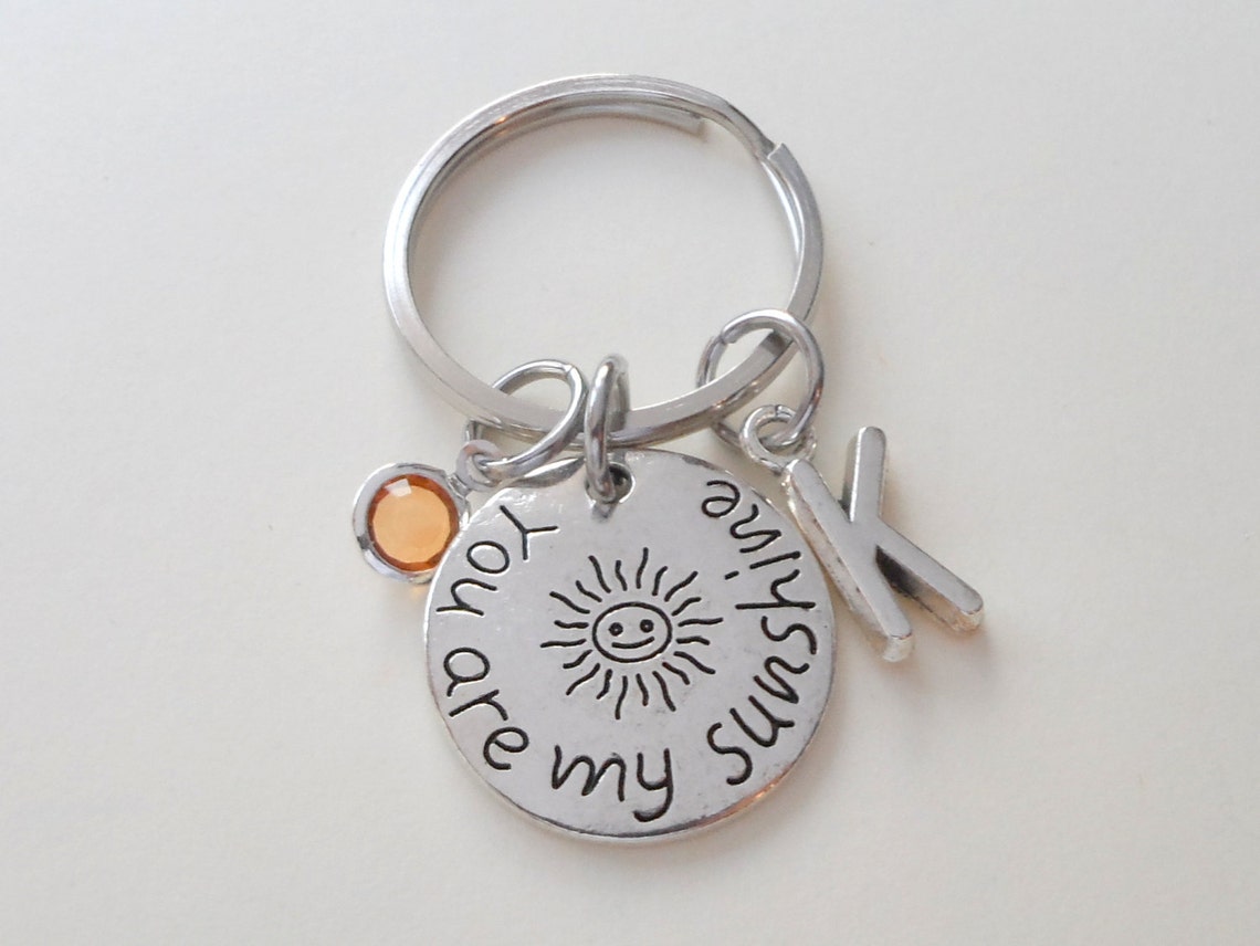 My Sunshine Keychain Sun Key Ring Daughter Gift Son Gift - Etsy