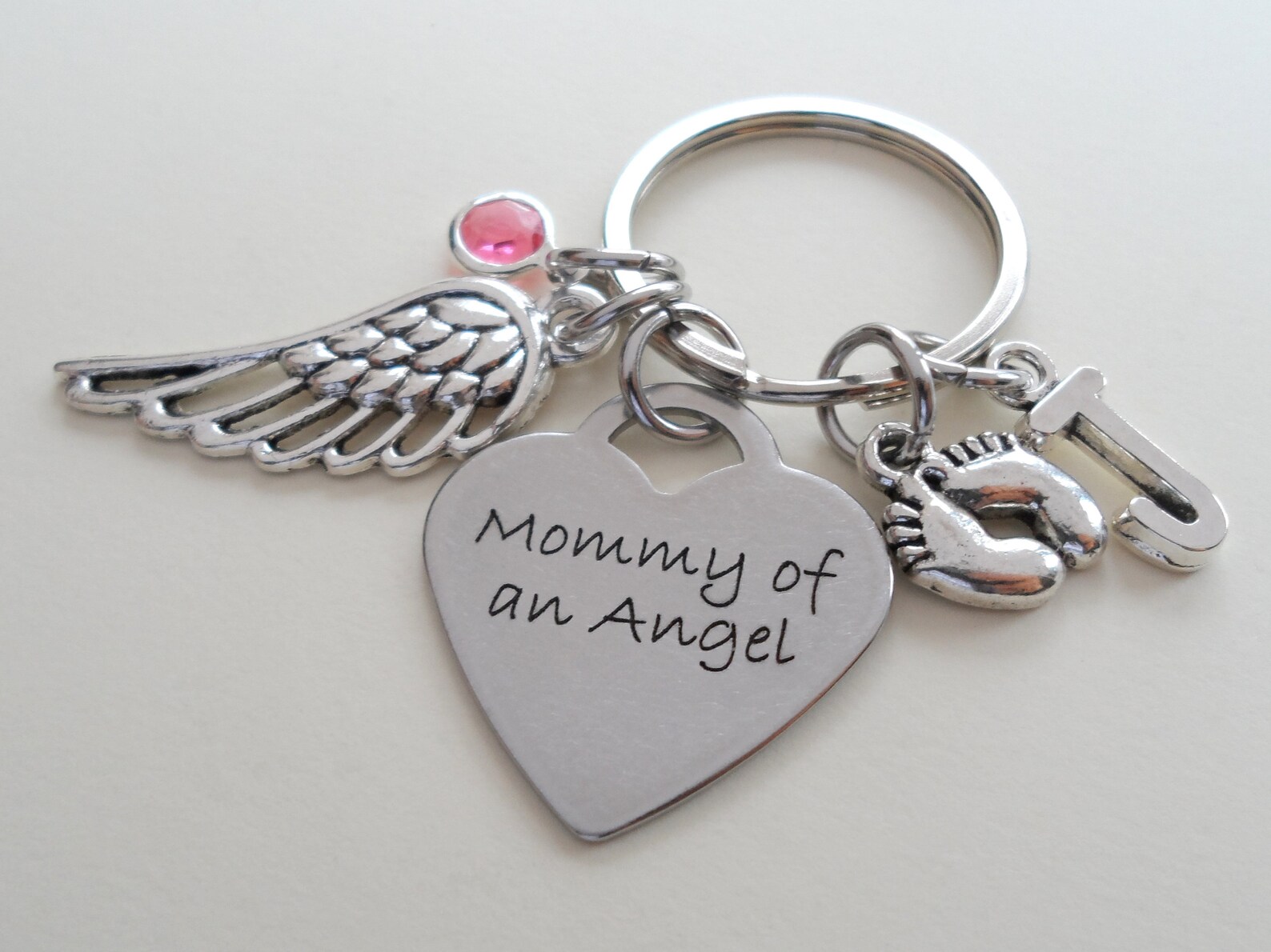 Baby Angel Keychain Mommy's Keychain Daddy's - Etsy