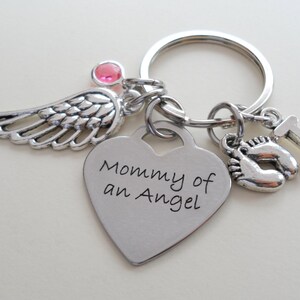 Baby Angel Keychain, Mommy's Keychain, Daddy's Keychain, Father's ...