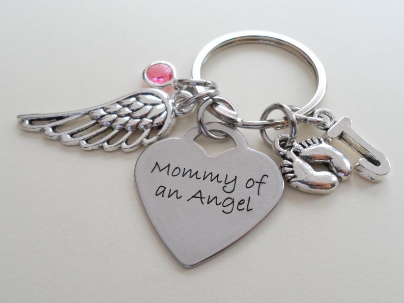 Baby Angel Keychain Mommy's Keychain Daddy's - Etsy