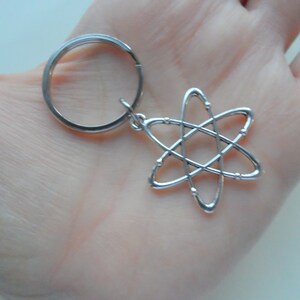 Atom Keychain, Science Keychain, Physics Keychain, Graduation Gift ...