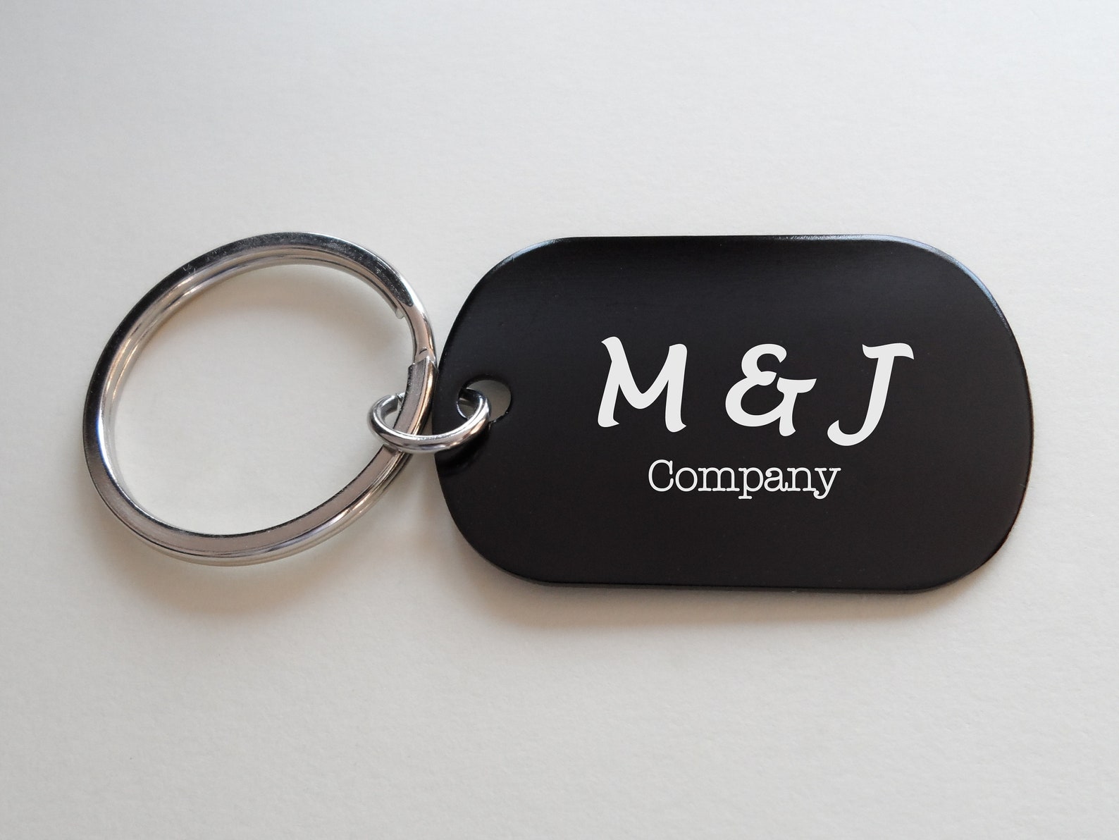 Customized Laser Engraved Logo Keychain Logo Engraved | Etsy