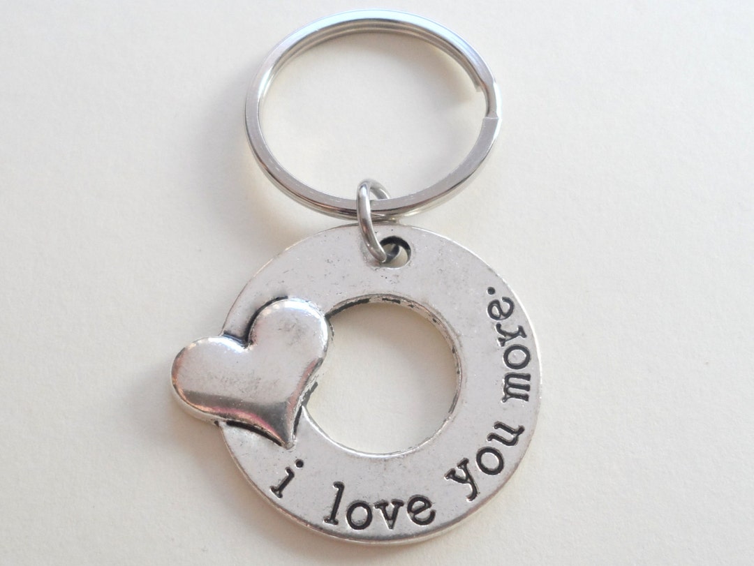 I Love You More Keychain, Mother's Keychain, Grandma Birthstone ...