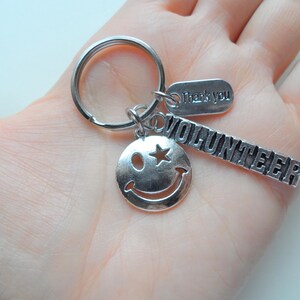 Smiley Face Keychain, Employee Appreciation Gift, Volunteer Gift ...