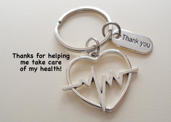 Heart Medical Charm Keychain Doctor Gift Nurse Appreciation - Etsy