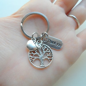 Tree Keychain, Teacher Appreciation Gift Keychain, Gift for Mom ...