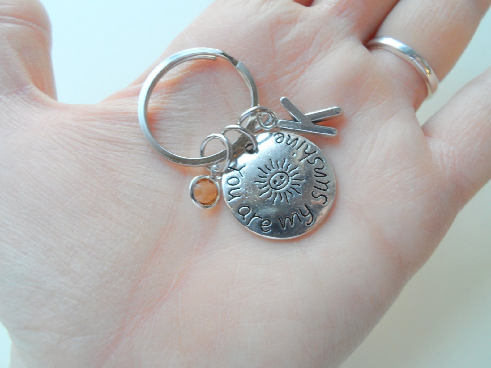 My Sunshine Keychain Sun Key Ring Daughter Gift Son Gift - Etsy