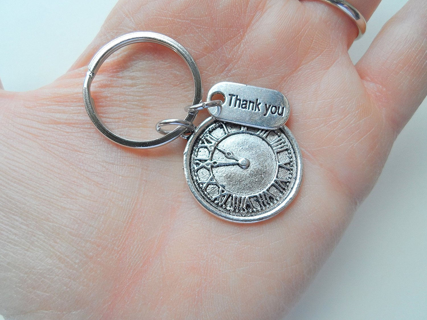 Volunteer Appreciation Gift Keychain, Clock Charm, Volunteer Gift ...