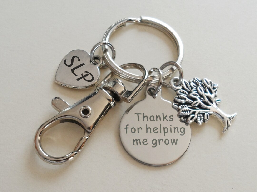 Speech Therapist Appreciation Gift, Keychain Gift for Speech Language ...