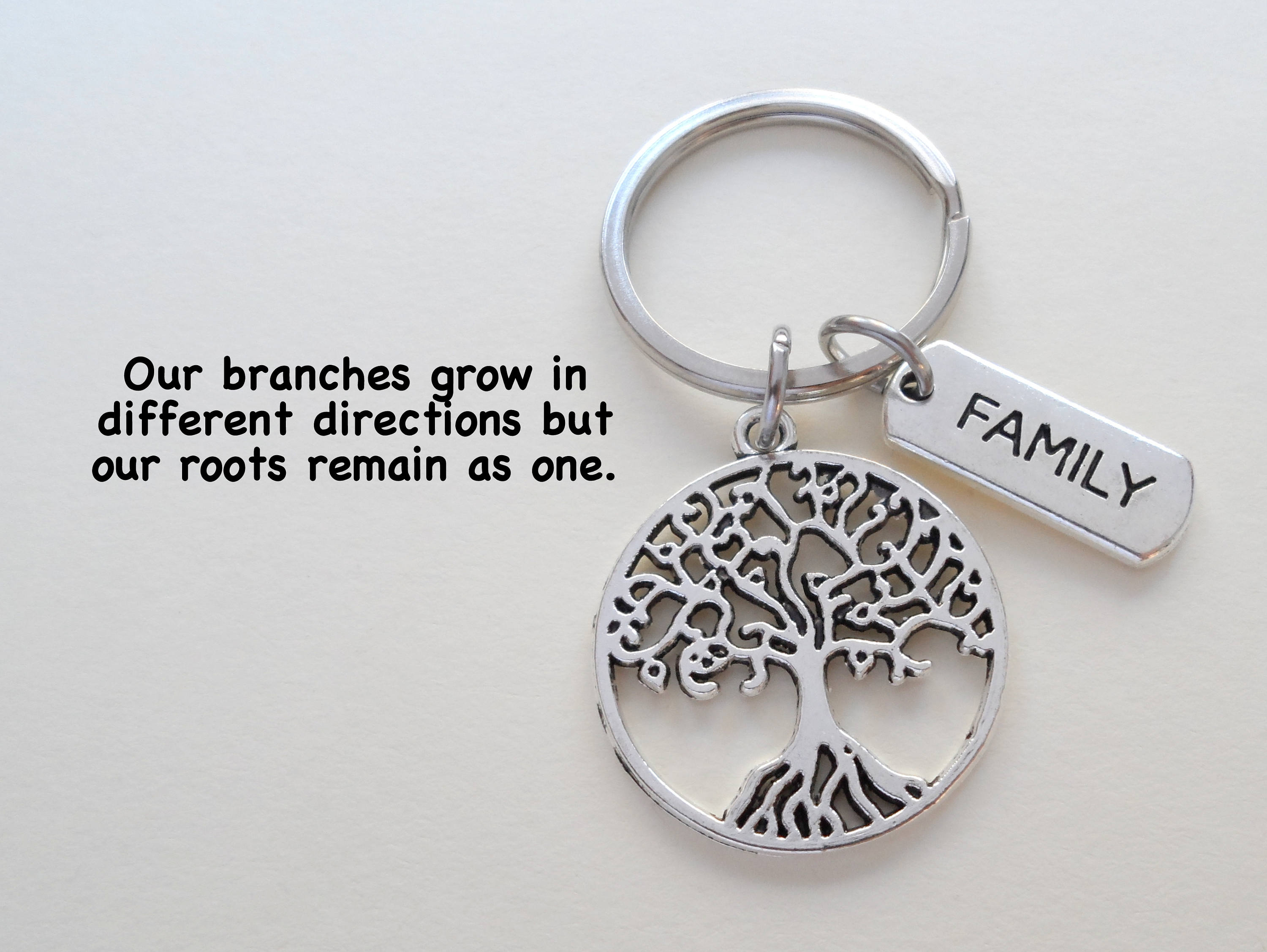 Family Tree Keychain Family Reunion Gift Keychain Family - Etsy