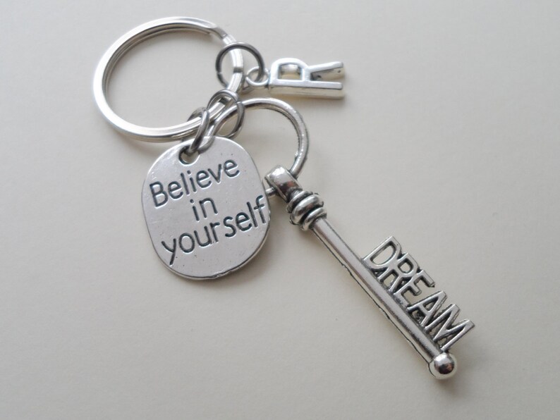 Dream Key Keychain Graduation Keychain Best Friend Keychain - Etsy