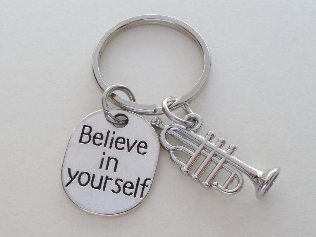 Trumpet Charm Keychain, Graduation Keychain, Best Friend Keychain ...