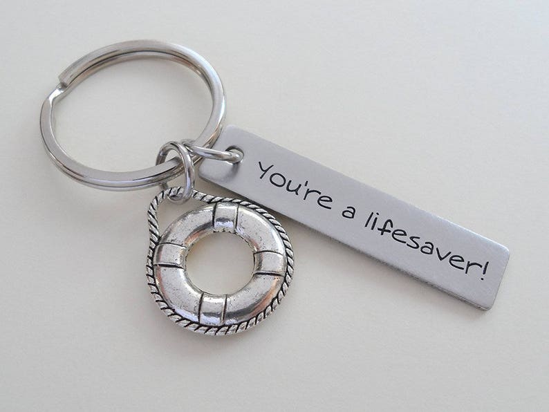 Volunteer Appreciation Gift Keychain Lifesaver Charm - Etsy