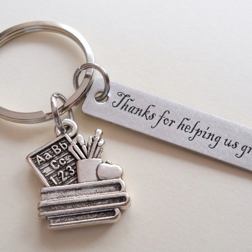 Volunteer Appreciation Gift Keychain Bronze Clock Charm | Etsy