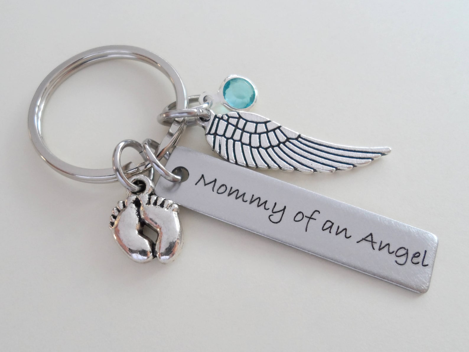 Baby Angel Keychain Mommy's Keychain Daddy's - Etsy