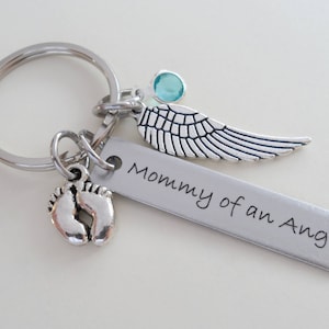 Baby Angel Keychain Set, Mommy's Keychain, Daddy's Keychain, Father's ...