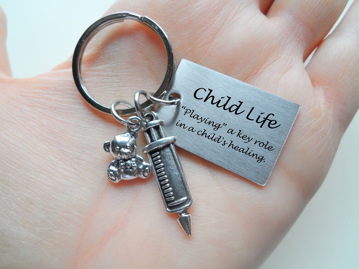 Child Life Gift Keychain Pediatric Health Care Keychain Toys - Etsy