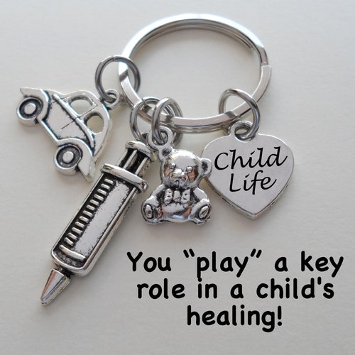 Child Life Gift Keychain Pediatric Health Care Keychain Toys - Etsy