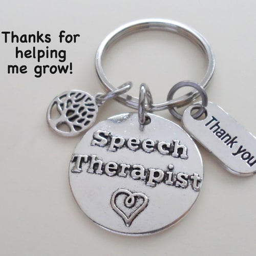 Speech Therapist Appreciation Gift Keychain Gift for Speech - Etsy