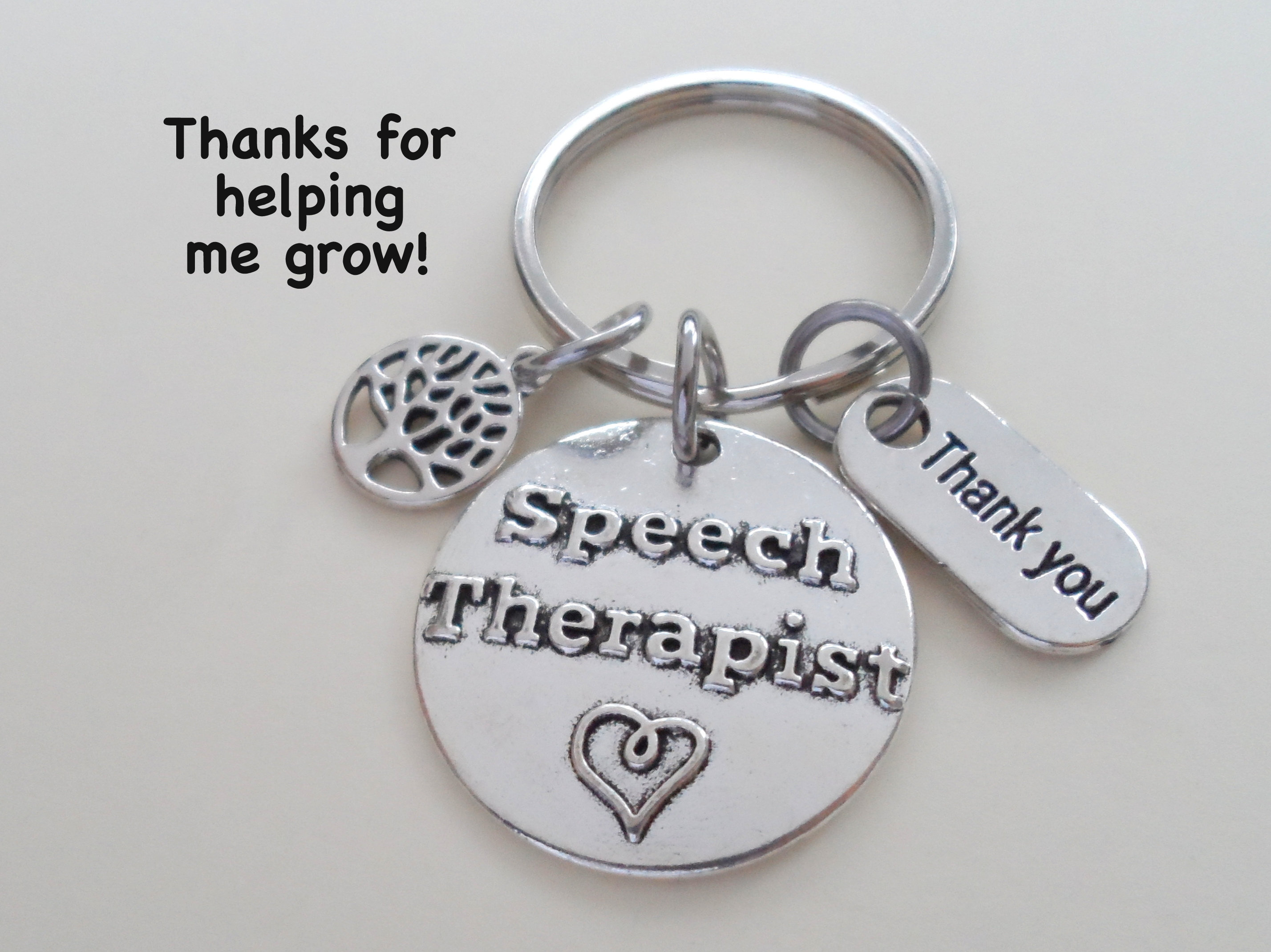 Speech Therapist Appreciation Gift Keychain Gift for Speech - Etsy