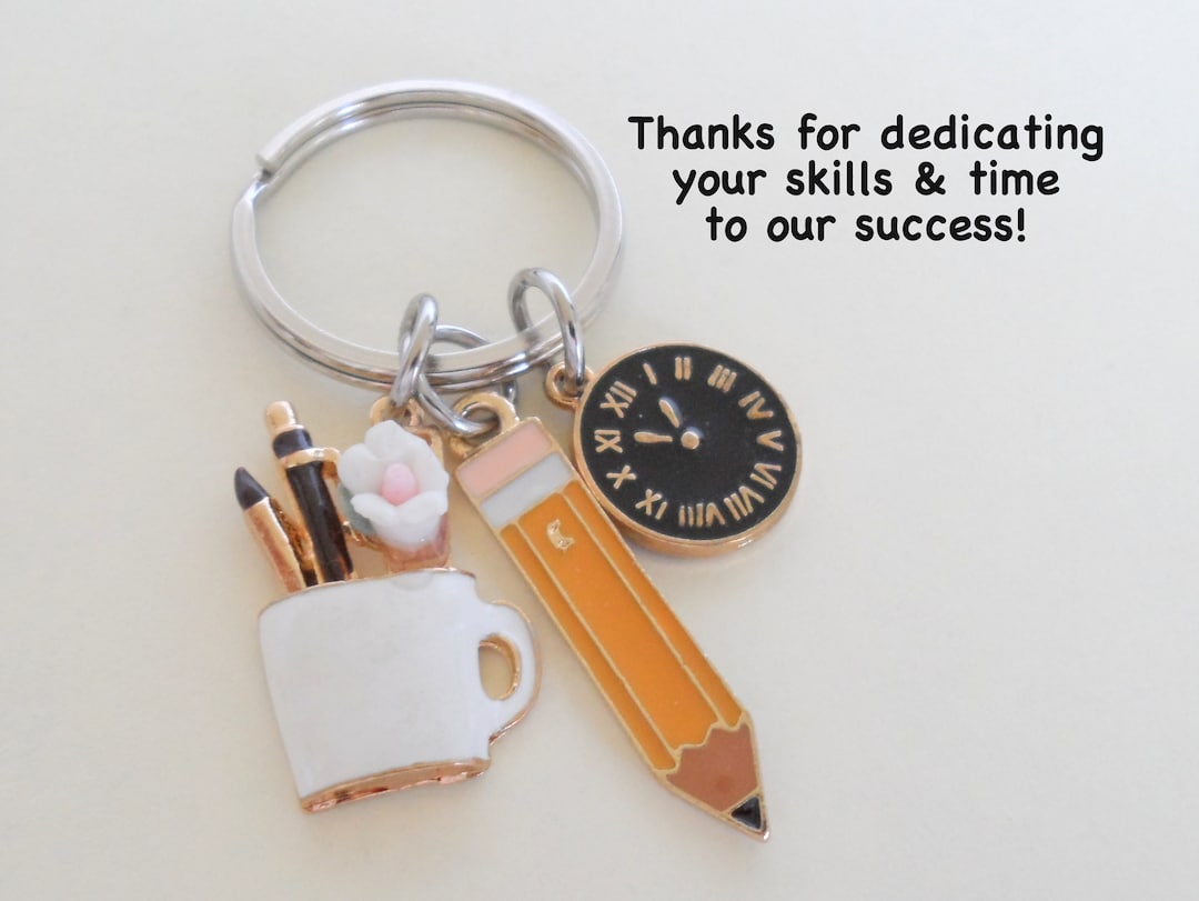 Office Assistant Gift Keychain, Executive Assistant Gift ...