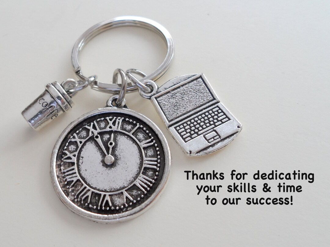 Computer Assistant Gift Keychain, Office Assistant Gift, Administrative ...