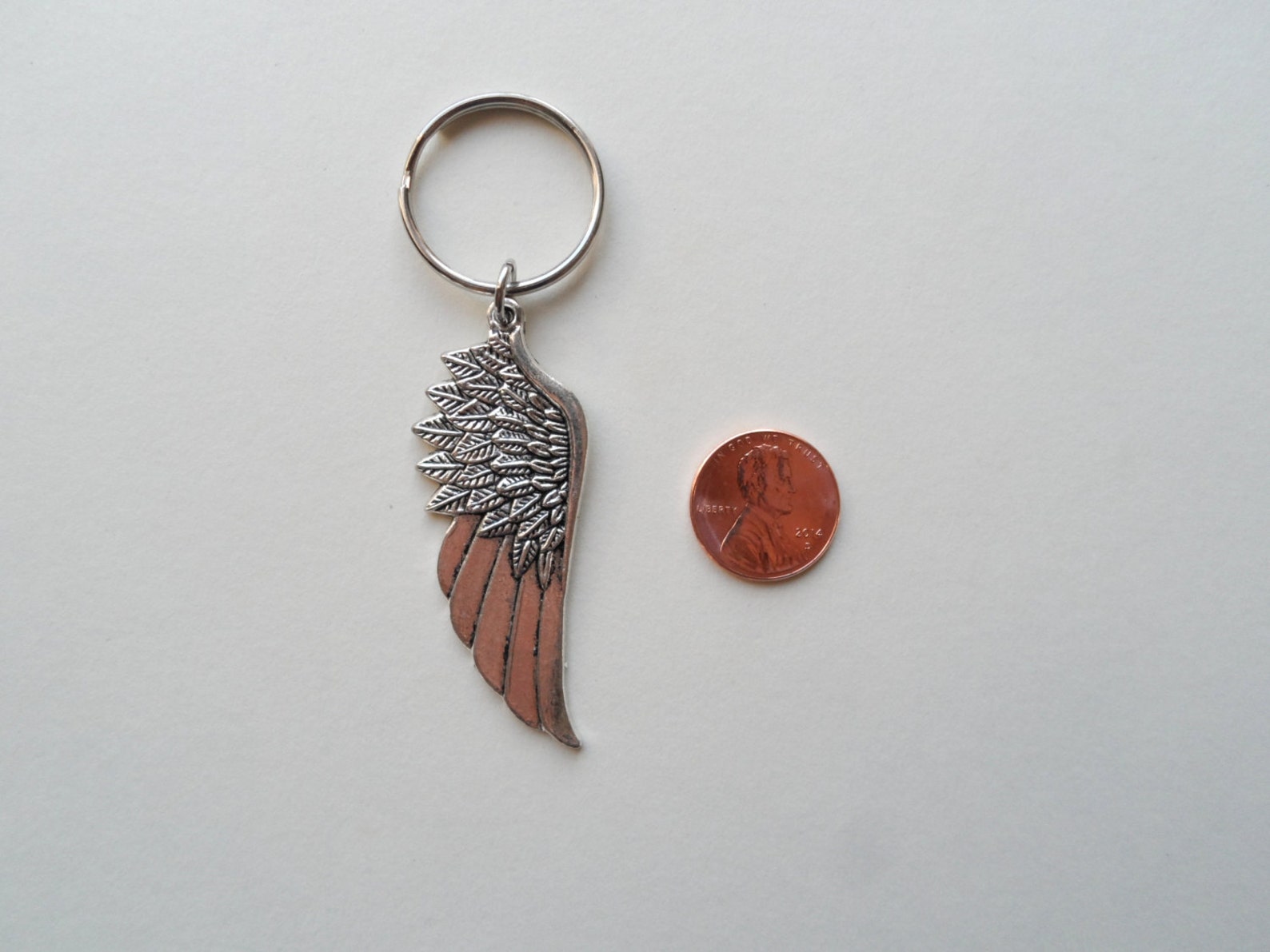 Wing Keychain Angel Wing Keychain Remembrance Keychain - Etsy
