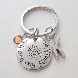 My Sunshine Keychain Sun Key Ring Daughter Gift Son Gift - Etsy