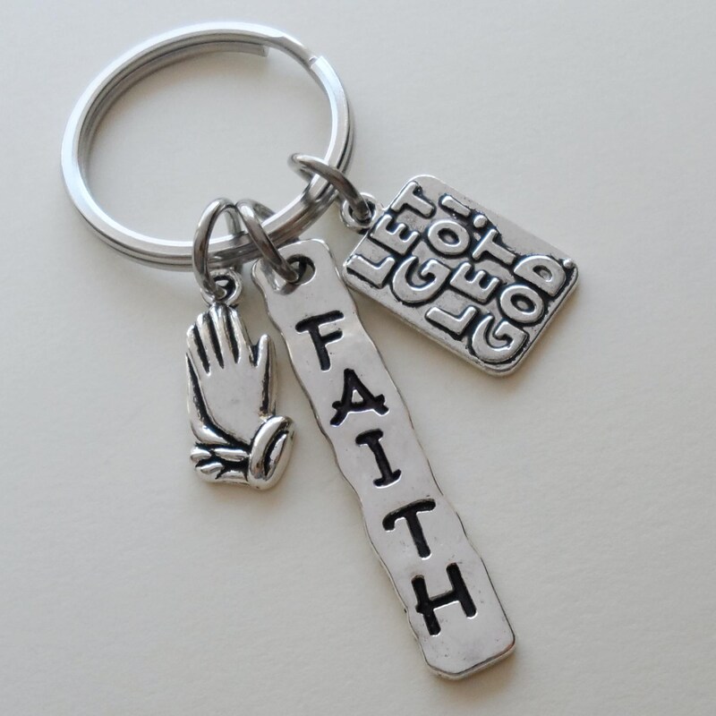 Let God Keychain - Etsy
