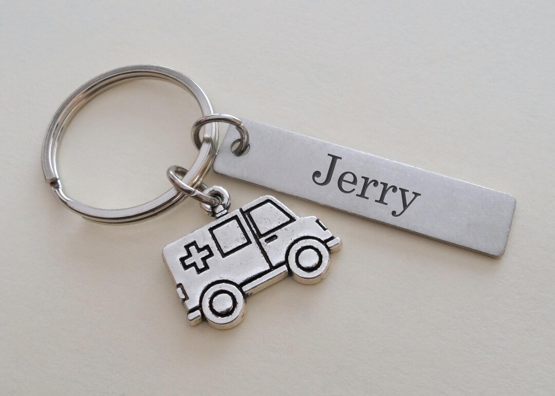 Ambulance Keychain, Medical Keychain, EMT Keychain, Paramedic Medical ...