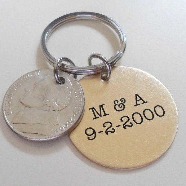 Brass Keychain - Etsy