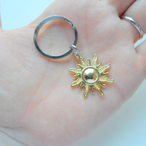 Sunshine Keychain, Sun Key Ring, Daughter Gift, Son Gift, Best Friend ...
