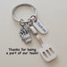 French Fries and Spatula Keychain, Fast Food Employee Appreciation Gift ...