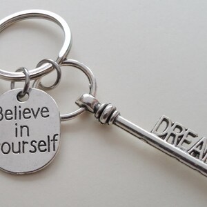 Dream Key Keychain Graduation Keychain Best Friend Keychain - Etsy