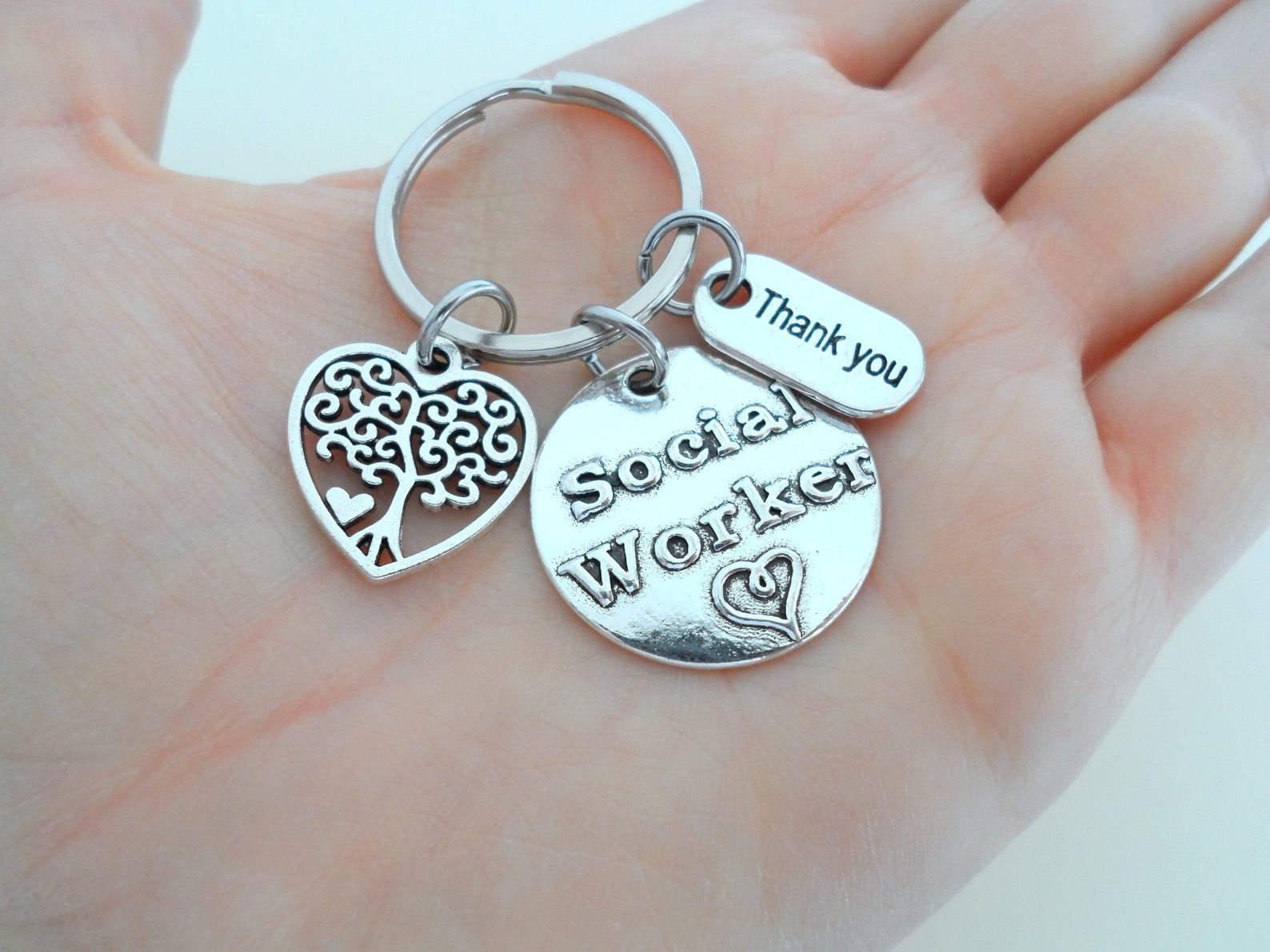 Social Worker Gift Keychain Community Advocate Keychain | Etsy