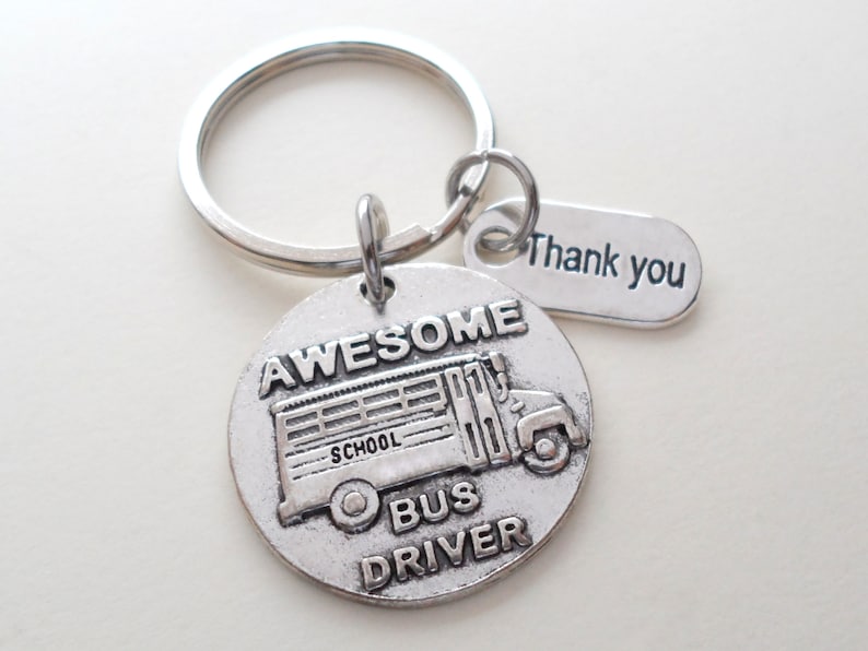 Awesome Bus Driver Keychain Appreciation Gift Keychain | Etsy