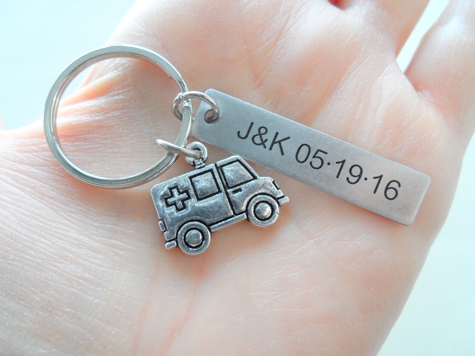 Ambulance Keychain Medical Keychain EMT Keychain Paramedic | Etsy