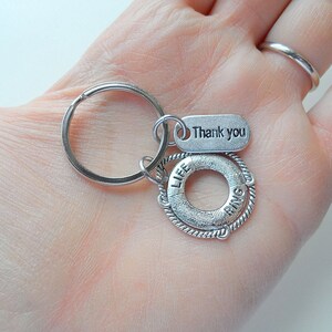 Volunteer Appreciation Gift Keychain, Lifesaver Charm, Volunteer Gift ...
