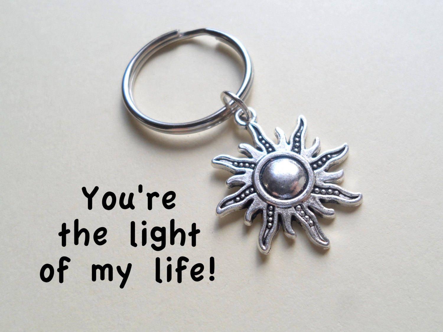 Sunshine Keychain, Sun Key Ring, Daughter Gift, Son Gift, Best Friend ...
