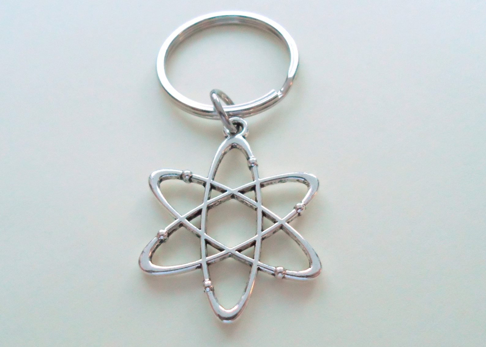 Atom Keychain Science Keychain Physics Keychain Graduation - Etsy