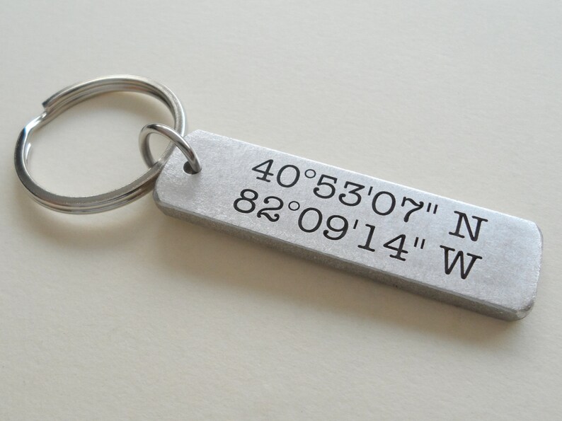 Fish Keychain & Aluminum Tag Customized Engraved Anniversary | Etsy