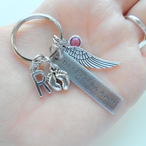 Baby Angel Keychain, Mommy's Keychain, Daddy's Keychain, Father's ...