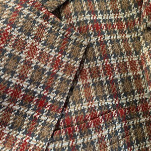 Vintage 70s Louis Goldsmith Red Brown Gray Patterned Sport Coat 42 - Etsy