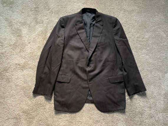 Vintage 60s 1968 Dated Richman Brothers Dark Maroon S… - Gem