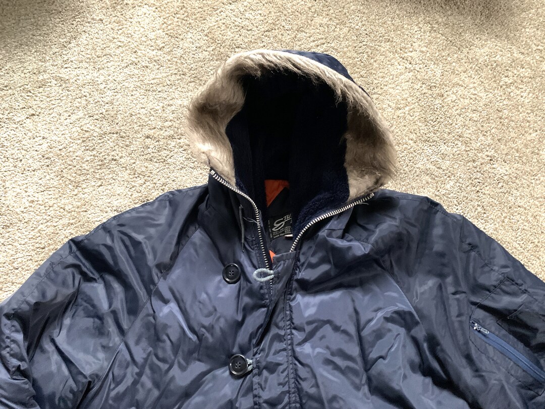 Vintage 70s Studio 33 Blue N3B Parka Medium - Etsy UK