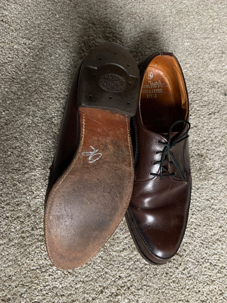 Vintage 60s Thom Mcan Bootmaster Style Apron Toe Shoes 9D - Etsy